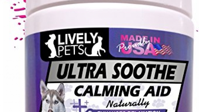 Best Calming Aid 100 Soft Chews for Dogs Relieves Stress Separation ...